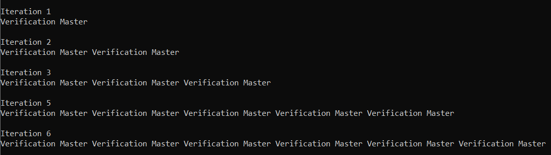 Looping - VLSI Master